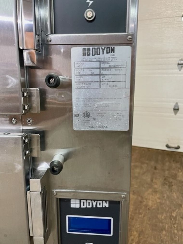 Refurbished Doyon brand equipment for sale